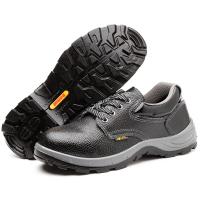 China Microfiber Industrial Safety Shoes Iron Toe Black Pu Boots Unisex for sale
