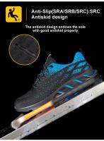 China Breathable Men'S Casual Safety Shoes Lightweight With Steel Toe / Kevlar EU Plate for sale