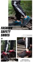China Breathable Men'S Casual Safety Shoes Lightweight With Steel Toe / Kevlar EU Plate for sale