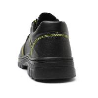 China Black Steel Toe Shoes Syntactic / Rubber Material Safety Shoes for sale