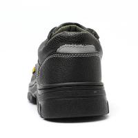 China Mental toe Black Unisex Shoes Unisex Synthetic Upper Material Shoes Slip Resistant for sale