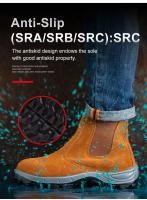 China Non Slip Welding Safety Shoes Durable Leather Safety Shoes For Men for sale