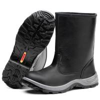 China Black High Cut Work Boots For Men Welding Safety Shoes With Steel Toe for sale