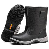 China Industrial Leather Safety Shoes For Men Work Boots For Welders for sale