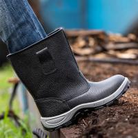 China Industrial Leather Safety Shoes For Men Work Boots For Welders for sale