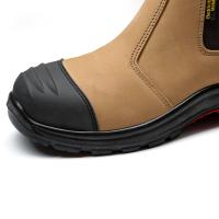 China Genuine Leather Construction Safety Shoes Steel Toe S3 Safety Boots For Welding for sale