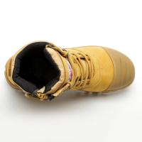 China Steel Toe Construction Work Shoes High Cut Genuine Leather Shoes For Heavy Duty Work for sale