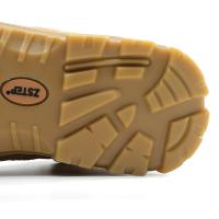 China Mid Cut Construction Safety Shoes Genuine Leather Expensive Safety Shoes For Heavy Duty Work for sale
