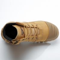 China Mid Cut Construction Safety Shoes Genuine Leather Expensive Safety Shoes For Heavy Duty Work for sale