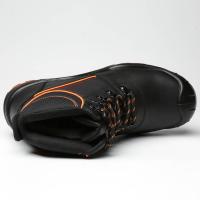 China Hight Cut Cow Leather Shoes Slip Resistant / Wear Resistant Steel Toe Winter Shoes for sale