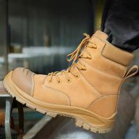 China Heavy Duty Work Boots Waterproof Industrial Construction Work Boots for sale
