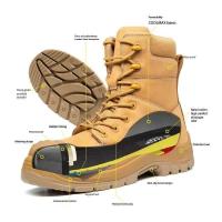 China Heavy Duty Work Boots Waterproof Industrial Construction Work Boots for sale