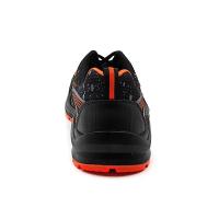 China Black Breathable Flyknit Sneakers Slip Resistant Mens Athletic Steel Toe Shoes for sale