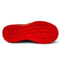 China Black Breathable Flyknit Sneakers Slip Resistant Mens Athletic Steel Toe Shoes for sale