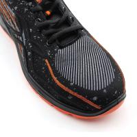 China Black Breathable Flyknit Sneakers Slip Resistant Mens Athletic Steel Toe Shoes for sale