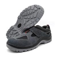China Casual Construction Safety Shoes Suede Leather Miller Steel Shoes for sale