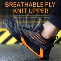 China Fly Woven Breathable Walking Shoes Womens Soft Rubber Sole Shoes Black for sale