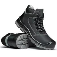 China S3 Security Work Boots Waterproof Ankle High Work Boot With Steel Toe for sale