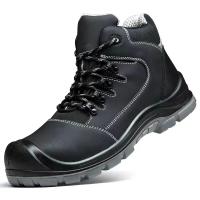 China S3 Security Work Boots Waterproof Ankle High Work Boot With Steel Toe for sale