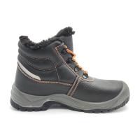 China Black Winter Safety Shoes Durable Wool Lined Waterproof Boots Unisex for sale