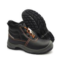 China Black Winter Safety Shoes Durable Wool Lined Waterproof Boots Unisex for sale