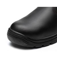 China No Lace Cheales Safety Shoes Waterproof / Oil Resistant Shoes Black for sale