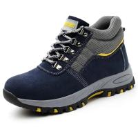 China Genuine Leather Suede Steel Toe Shoes S3 Sport Style Safety Shoes Industrial for sale