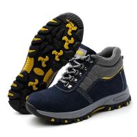 China Genuine Leather Suede Steel Toe Shoes S3 Sport Style Safety Shoes Industrial for sale