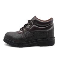 China Brown Anti Puncture Safety Shoes Durable Iron Toe Shoes Anti Smash for sale