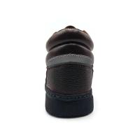 China Brown Anti Puncture Safety Shoes Durable Iron Toe Shoes Anti Smash for sale