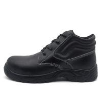China Black Microfiber Leather shoes S1 Leather Composite Toe Shoes Lightweight for sale