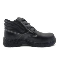 China Black Microfiber Leather shoes S1 Leather Composite Toe Shoes Lightweight for sale