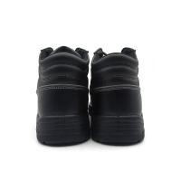 China Black Microfiber Leather shoes S1 Leather Composite Toe Shoes Lightweight for sale