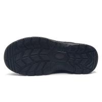 China Black Microfiber Leather shoes S1 Leather Composite Toe Shoes Lightweight for sale