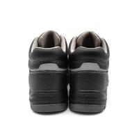 China Black Genuine Leather Boots Anti Puncture Work Shoes Mining for sale