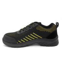 China Anti Puncture Running Safety Shoes Custom Sneakers Safety Shoes Black for sale