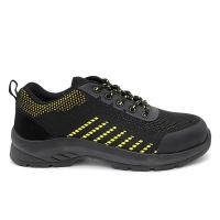 China Anti Puncture Running Safety Shoes Custom Sneakers Safety Shoes Black for sale