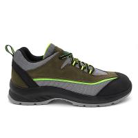 China Waterproof Composite Toe Genuine Leather Safety Shoes Low Cut Casual Work Shoes for sale