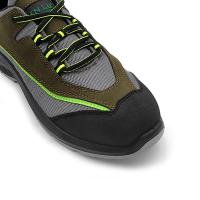 China Waterproof Composite Toe Genuine Leather Safety Shoes Low Cut Casual Work Shoes for sale