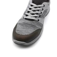 China Breathable Sports Fashion Steel Toe Shoes Anti Impact Fly Knit Shoes Fly Knitting for sale