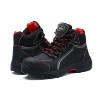 China Nubuck Leather Hiking Working Boots Mens Waterproof Walking Boots for sale
