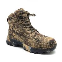 China Yellow Waterproof Trekking Boots Unisex Climbing Hiking Boots Lightweight for sale