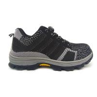 China Lightweight Comfortable Safety Shoes Anti Slip Knitting Upper Shoes Unisex for sale