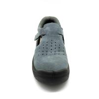 China Suede Leather Mens Construction Safety Shoes With Steel Toe And Steel Plate for sale