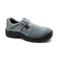 China Suede Leather Mens Construction Safety Shoes With Steel Toe And Steel Plate for sale