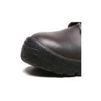China Anti Puncture Industrial Safety Shoes Waterproof Fashion Brown Boots Unisex for sale