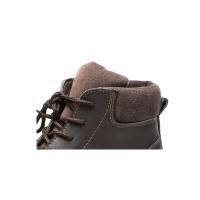 China Anti Puncture Industrial Safety Shoes Waterproof Fashion Brown Boots Unisex for sale