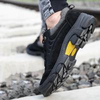 China Steel Toe / Steel Plate Comfortable Safety Shoes Durable Work Safety Shoes Yellow for sale