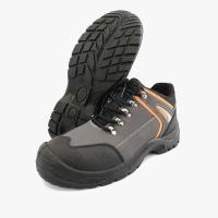 China Waterproof Hiking Working Boots Anti Puncture Comfortable Construction Work Shoes Grey for sale