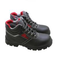 China Cow Split Construction Safety Shoes Steel Toe Anti Smashing Shoes Protective for sale